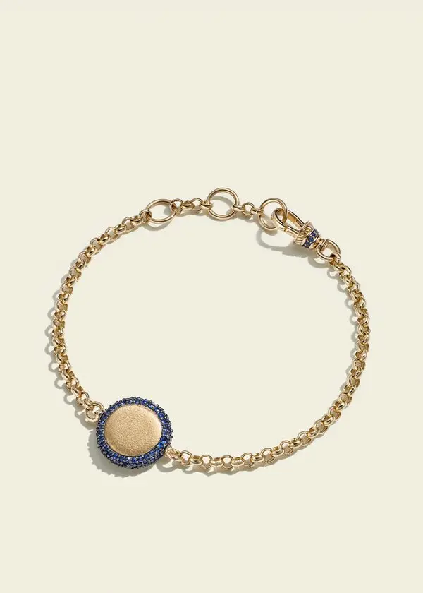 LUCY DELIUS Sapphire Pocket Watch Bracelet