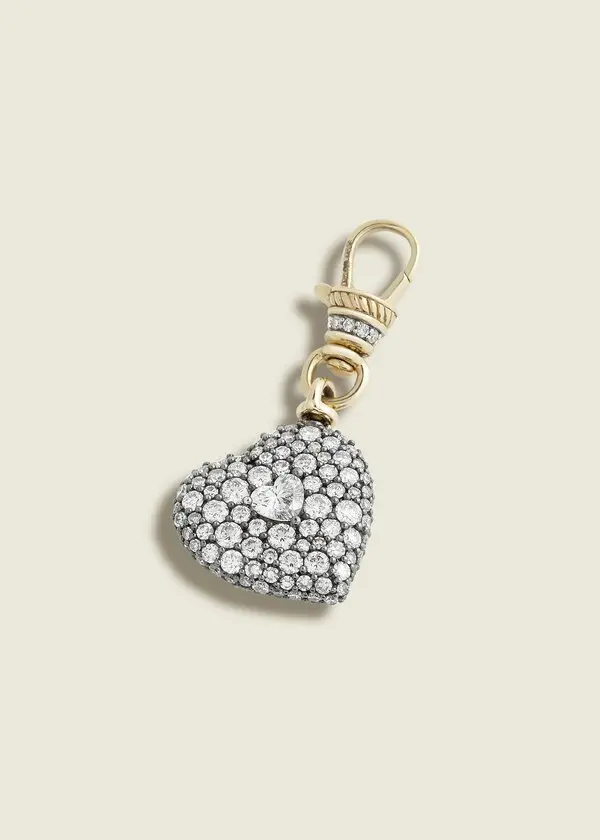 LUCY DELIUS Antique Finish Chubby Love Pendant - Yellow