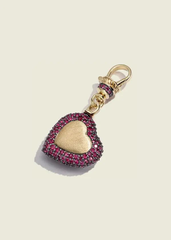 LUCY DELIUS Ruby Chubby Love Pendant - Red