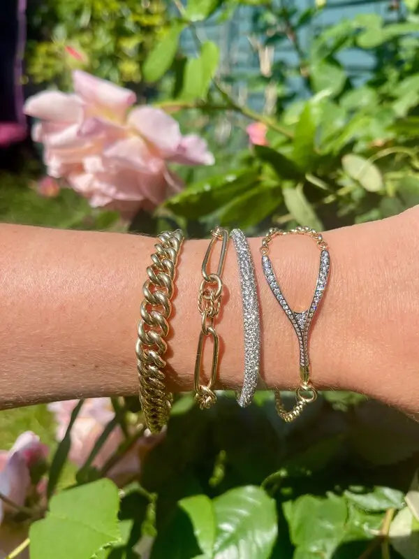LUCY DELIUS Antique Finish Wishbone Bracelet