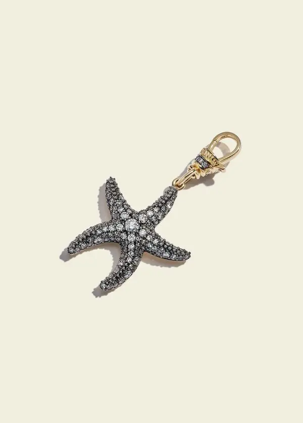 LUCY DELIUS Antique Finish Sea Star Pendant - Grey