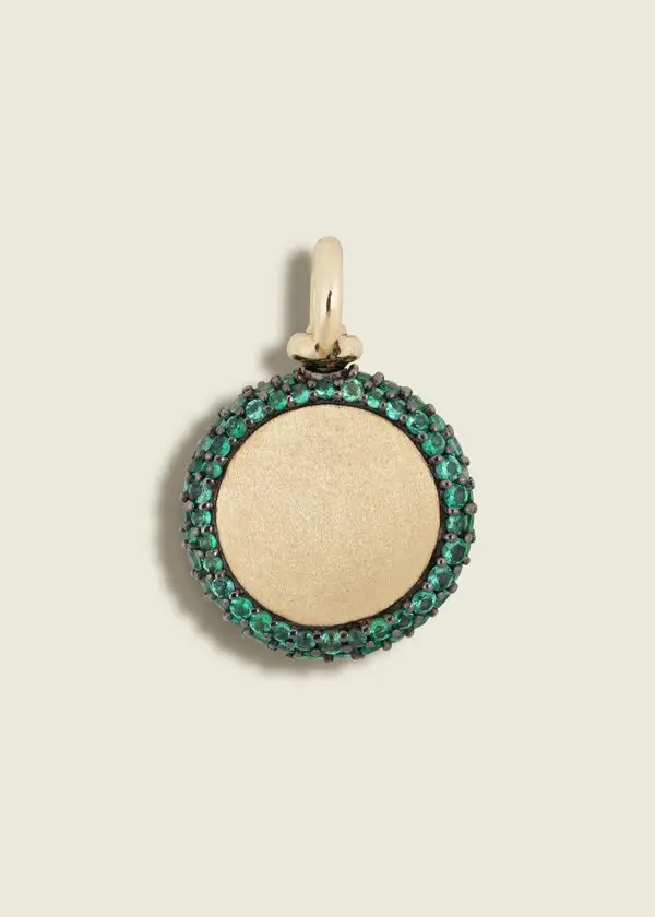 LUCY DELIUS Emerald Pocket Watch Pendant