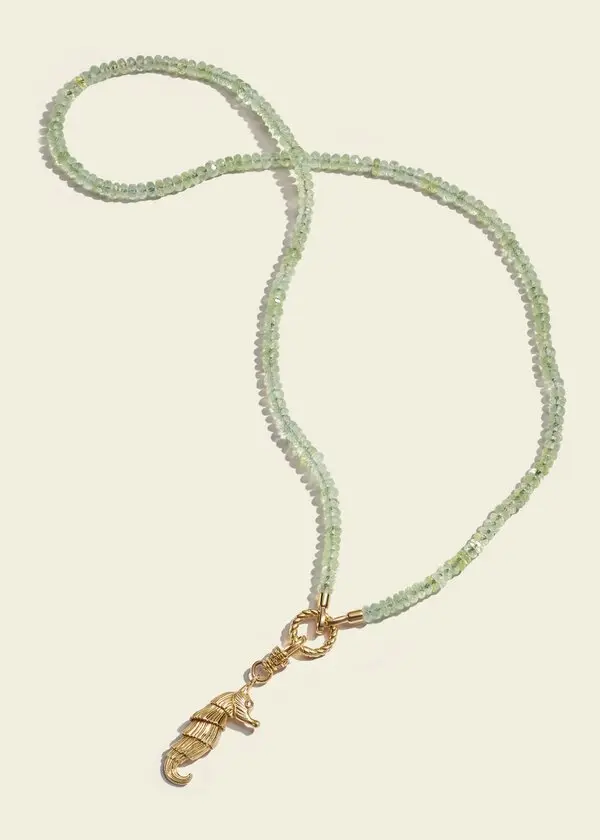 LUCY DELIUS Phrenite Strands Necklace
