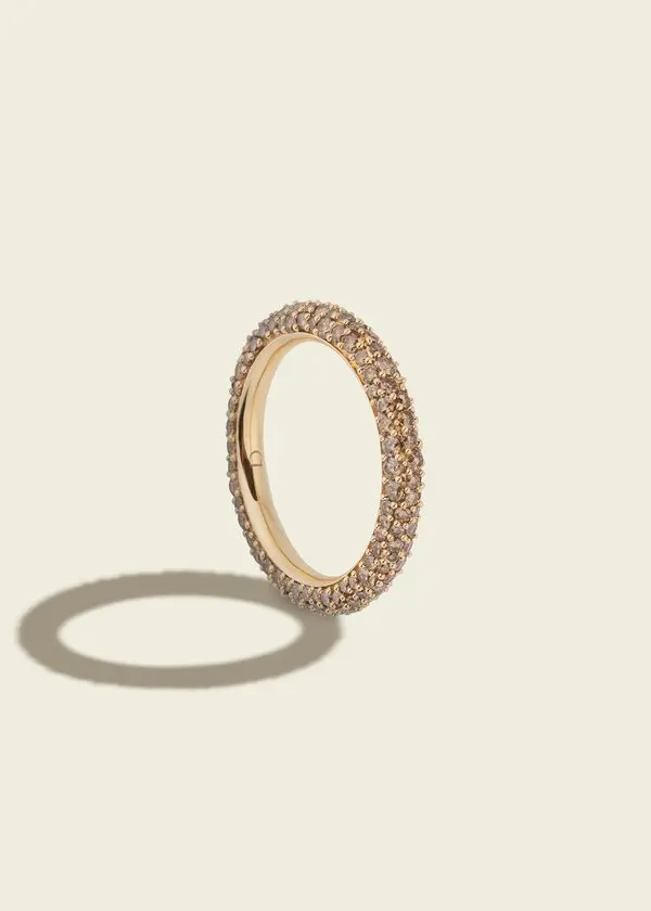 LUCY DELIUS Champagne Diamond Eternity Ring
