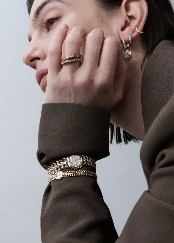 LUCY DELIUS Champagne Diamond Eternity Ring