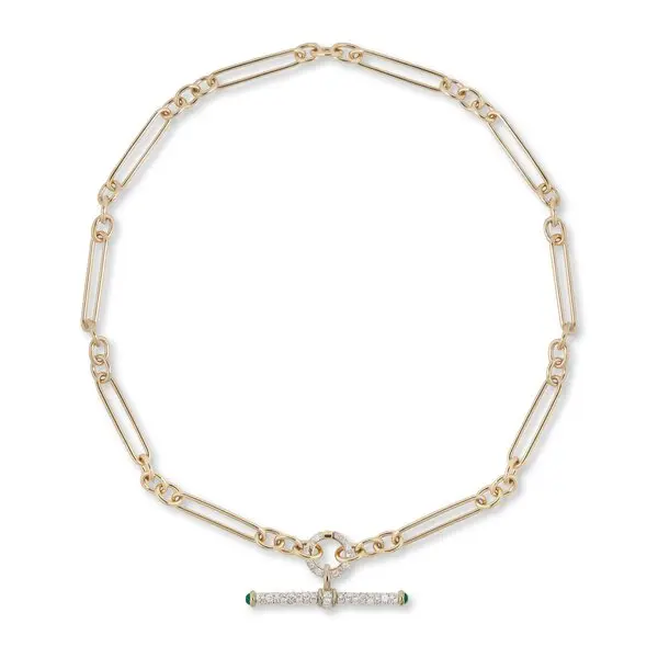 LUCY DELIUS Diamond T-bar Pendant