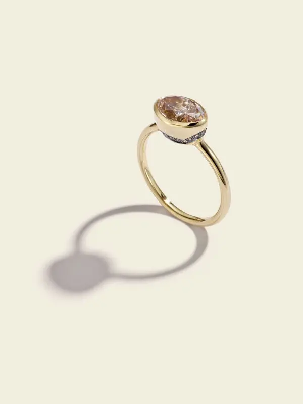 LUCY DELIUS Cushion-cut Paradigm Ring