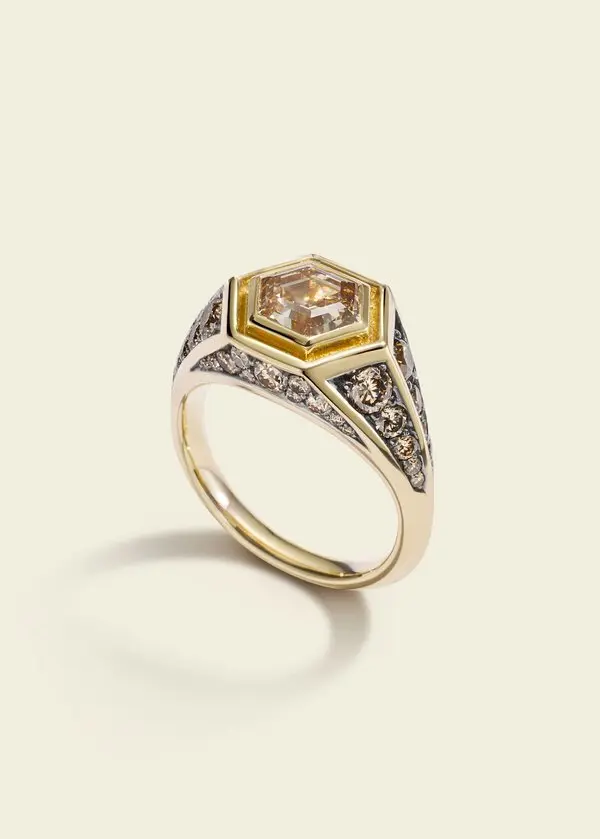 LUCY DELIUS Origin Pinky Ring - Yellow