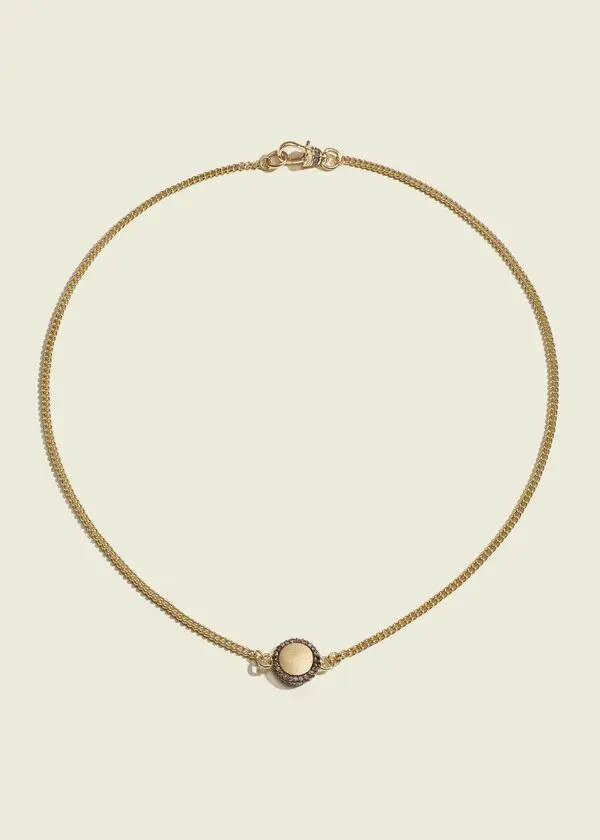 LUCY DELIUS Pocket Watch Necklace - Brown