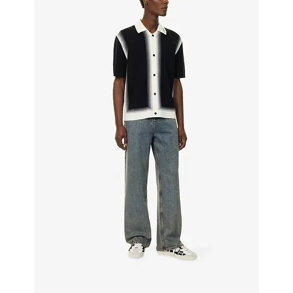 Amiri Lasso Striped Wool Shirt