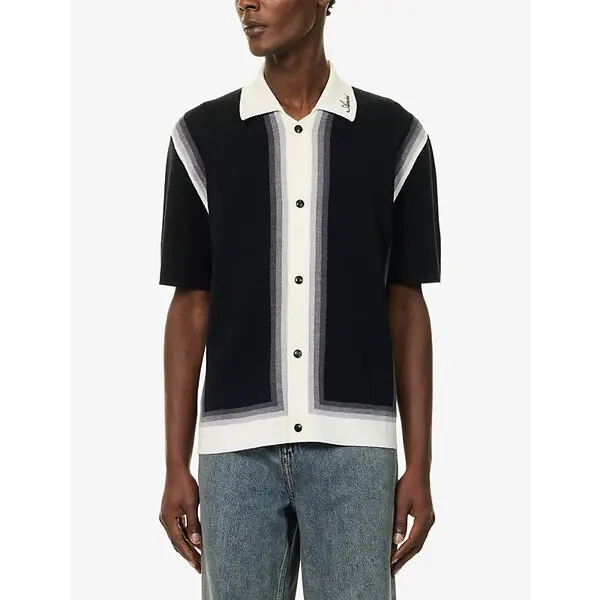 Amiri Lasso Striped Wool Shirt