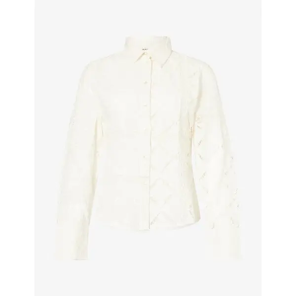 SKALL STUDIO Fauna Floral-embroidered Cotton Shirt