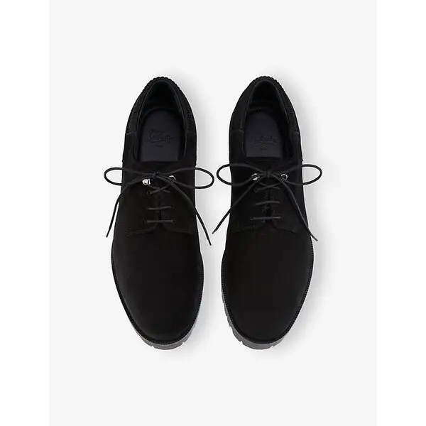CHRISTIAN LOUBOUTIN Cavafield Suede Derby Shoes
