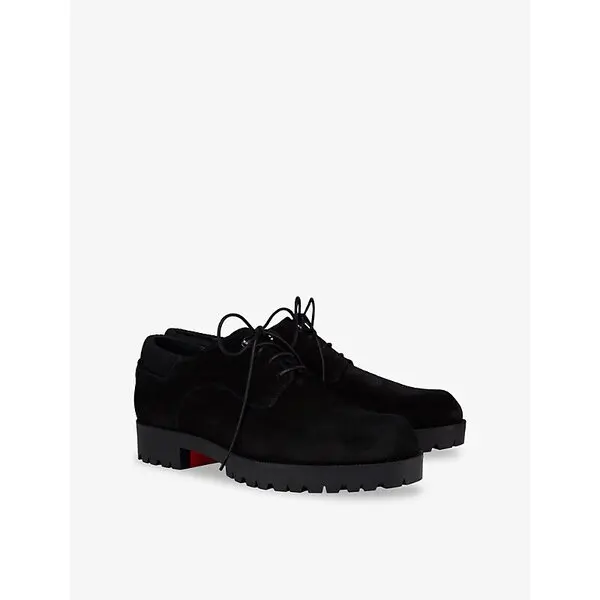 CHRISTIAN LOUBOUTIN Cavafield Suede Derby Shoes