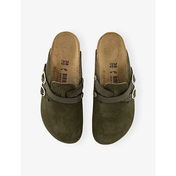BIRKENSTOCK Blair Suede Clogs