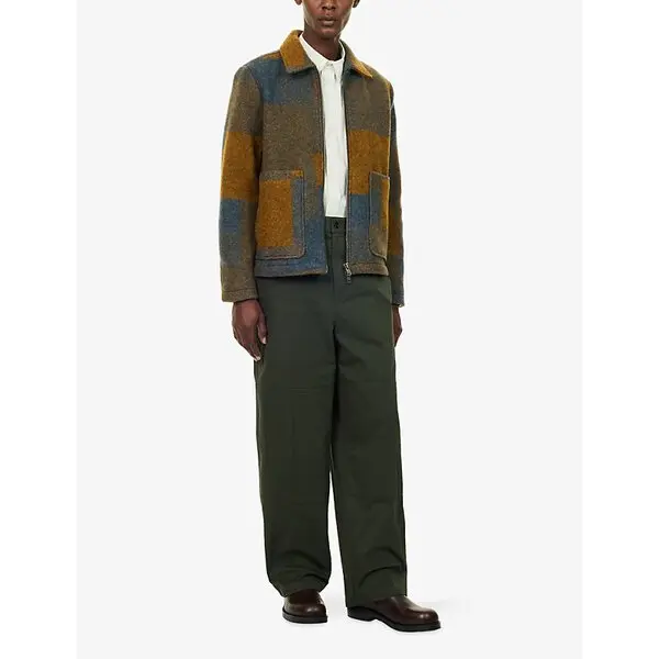 Nn07 Gael Checked Wool-blend Jacket