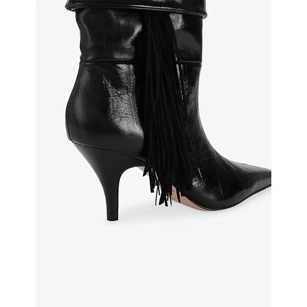 Kurt Geiger Piccadilly Slouch Leather Boots