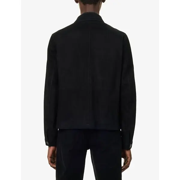 TOM FORD Patch-pocket Suede Chore Jacket