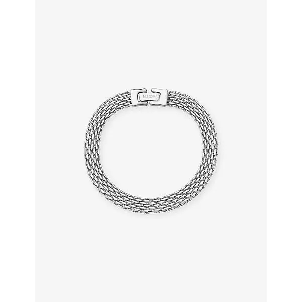 MISSOMA Heirloom Chain Platinum Pvd Plated Stainless-steel Bracelet - Silver
