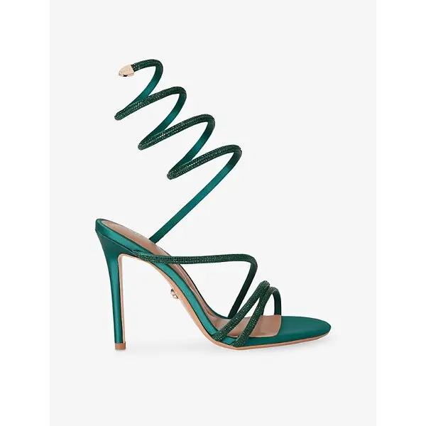 Carvela Spiral 105 Woven Heeled Sandals