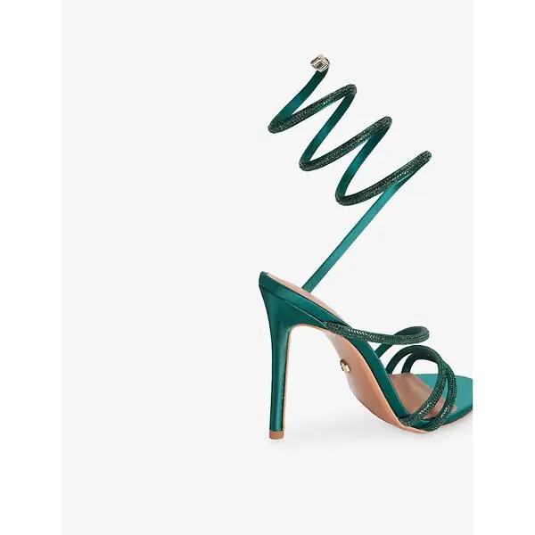 Carvela Spiral 105 Woven Heeled Sandals
