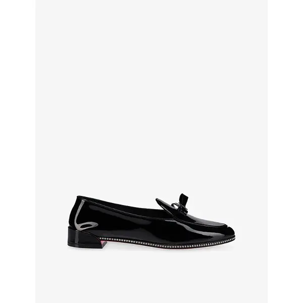 CHRISTIAN LOUBOUTIN Mocastrass Patent-leather Loafers