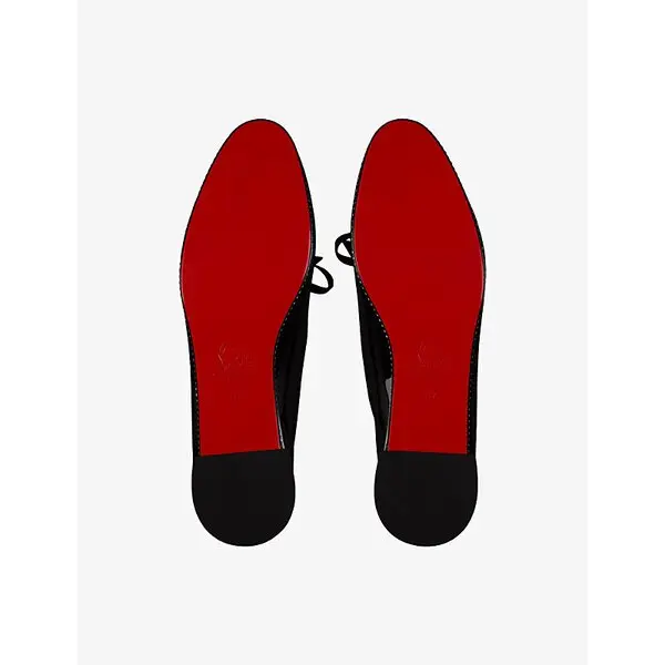 CHRISTIAN LOUBOUTIN Mocastrass Patent-leather Loafers
