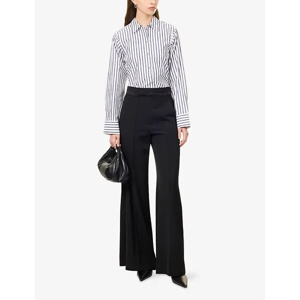 ME+EM Forever Striped Cotton Shirt