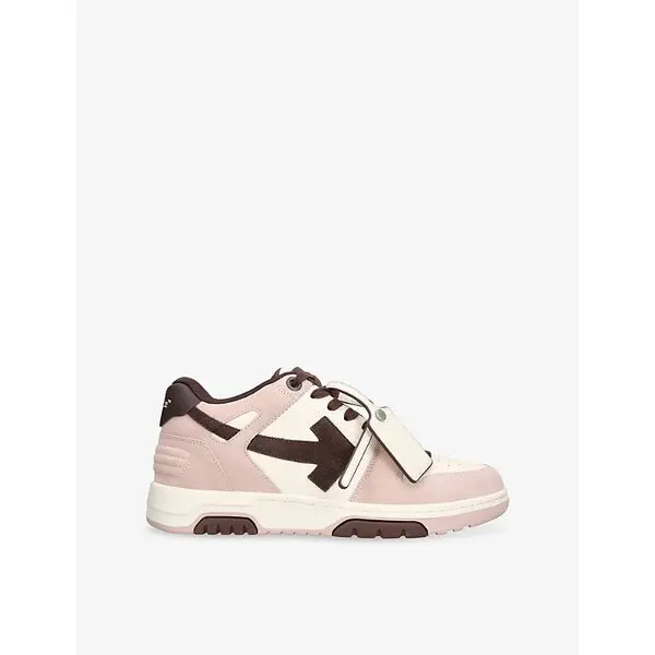 Off-White Out Of Office Leather Trainers - Pink Comb