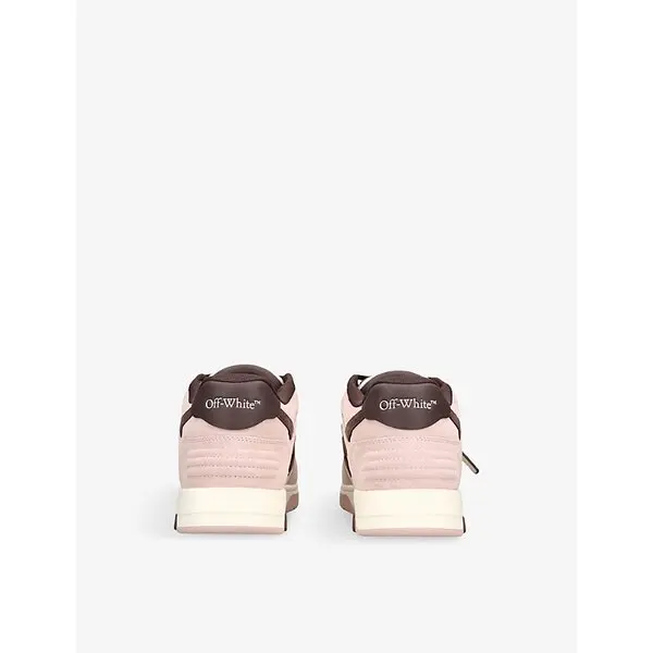 Off-White Out Of Office Leather Trainers - Pink Comb