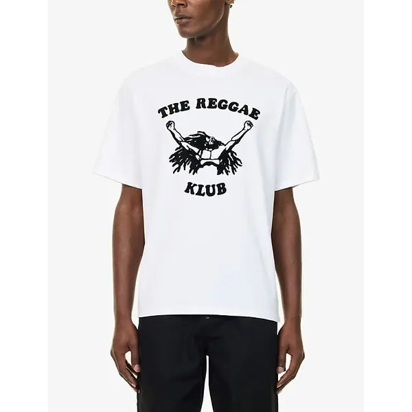 NICHOLAS DALEY Reggae Klub Graphic-print Cotton T-shirt