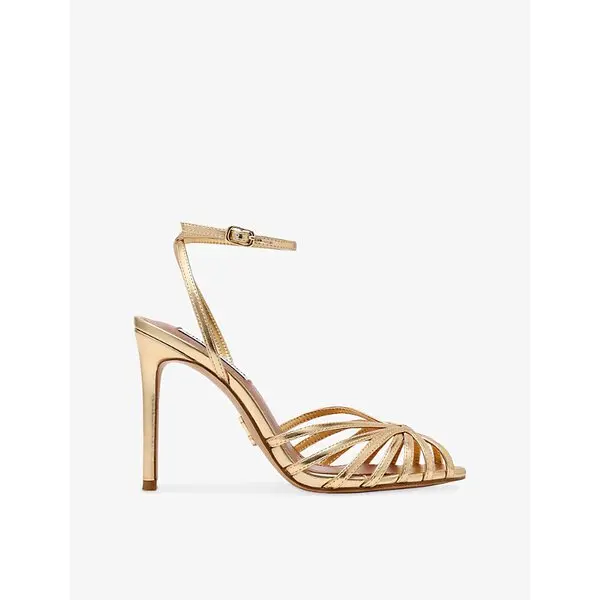 Steve Madden Mizuna Heeled Faux-leather Sandals