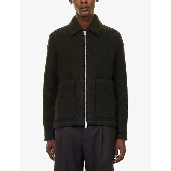 Nn07 Gael Patch-pocket Wool-blend Jacket