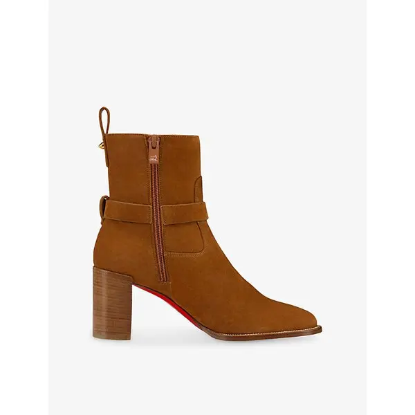CHRISTIAN LOUBOUTIN Dianouchette 70 Suede Heeled Boots