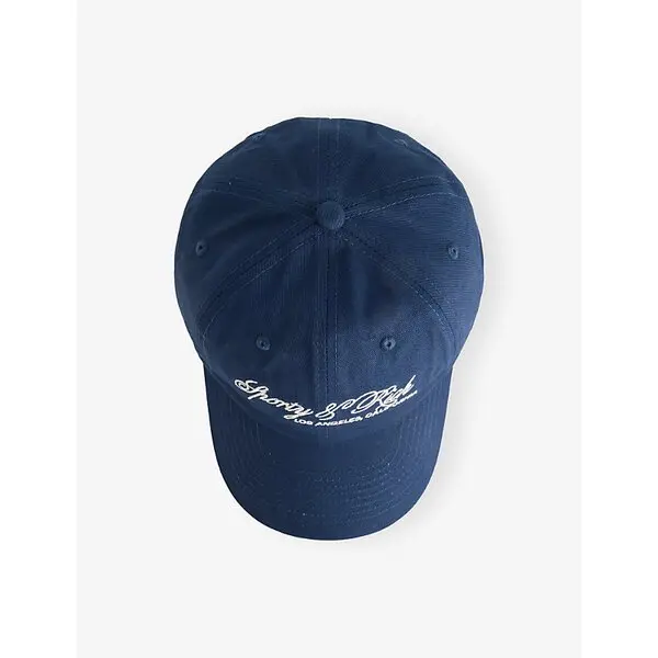 SPORTY & RICH International Embroidered Cotton Cap