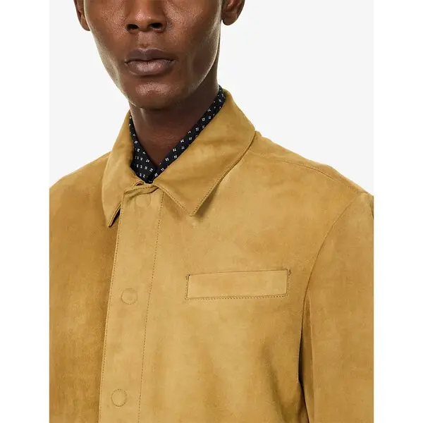 TOM FORD Collared Brushed Suede Jacket