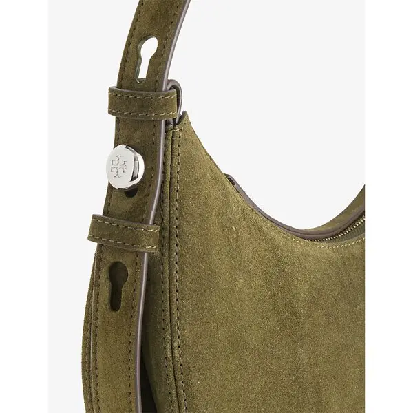 Tory Burch Romy Half Moon Suede Shoulder Bag