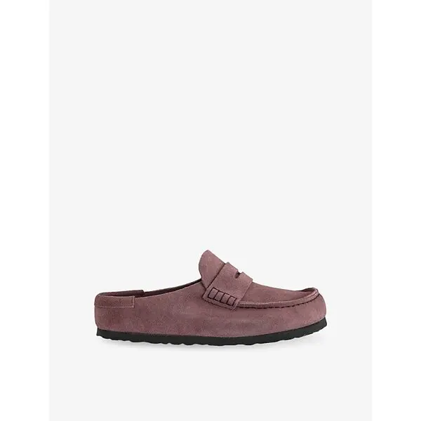 BIRKENSTOCK Naples Wrapped Suede Clogs