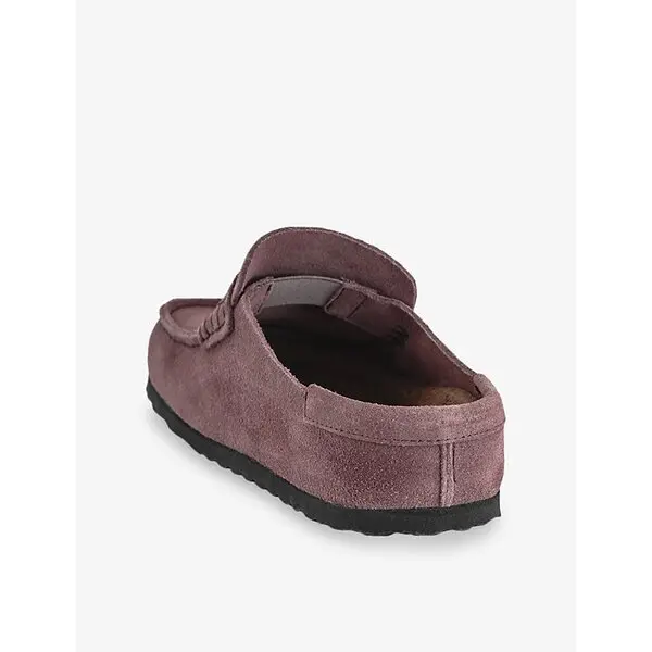 BIRKENSTOCK Naples Wrapped Suede Clogs