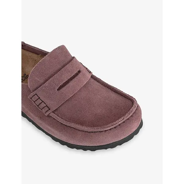 BIRKENSTOCK Naples Wrapped Suede Clogs