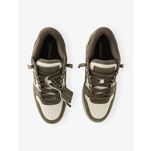 Off-White Out Of Office Suede Trainers - Grey Mid