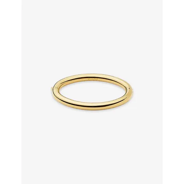 MISSOMA Chunky Round Hinged 18ct Pvd Plated Stainless-steel Bangle