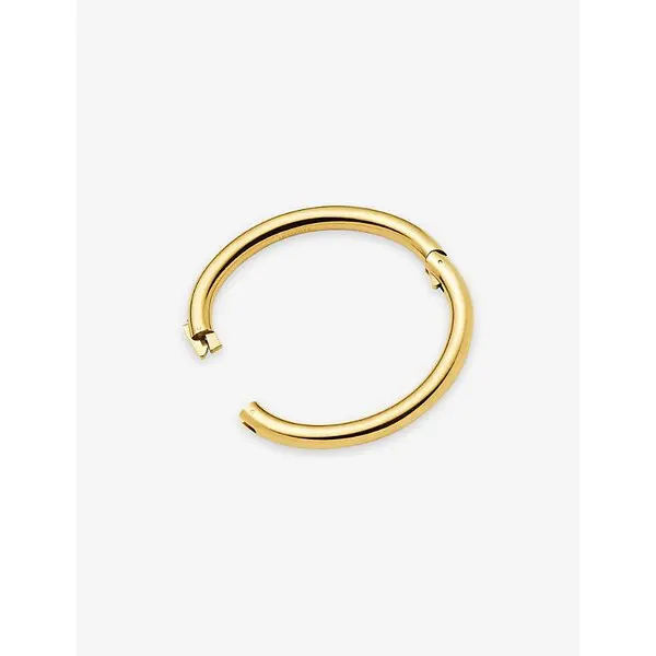 MISSOMA Chunky Round Hinged 18ct Pvd Plated Stainless-steel Bangle