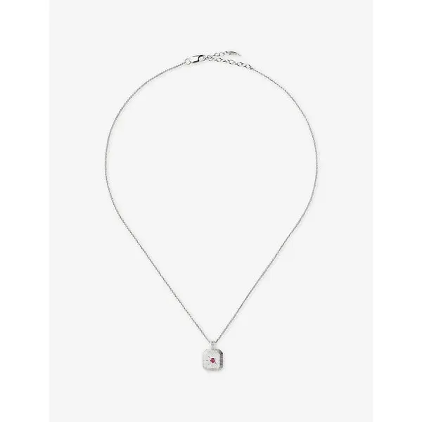 MISSOMA Sterling- And Crystal Pendant Necklace - Silver