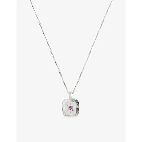 MISSOMA Sterling- And Crystal Pendant Necklace