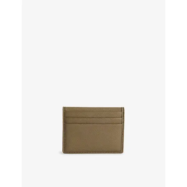 VIVIENNE WESTWOOD Orb-plaque Faux-leather Card Holder
