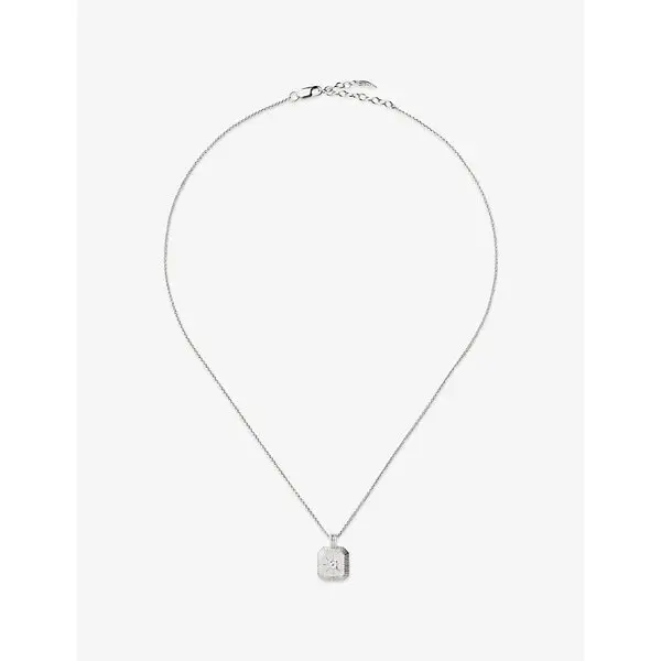 MISSOMA April Birthstone Sterling- And Crystal Pendant Necklace - Silver