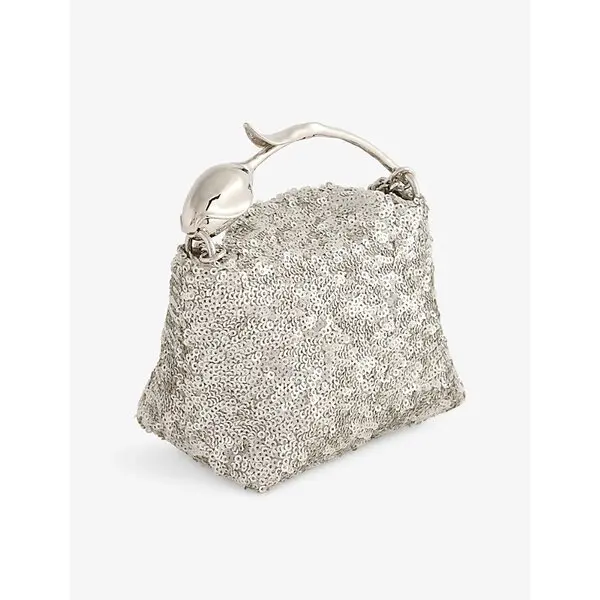 Erdem Sequinned Micro Bloom Bag