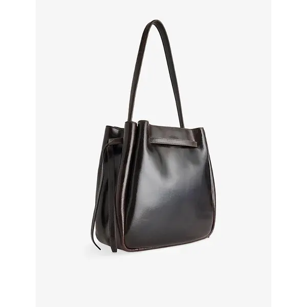 Tory Burch Romy Large Leather Bucket Bag