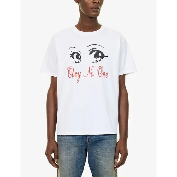 Obey No One Graphic-print Cotton T-shirt